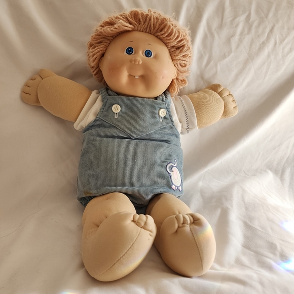 Cabbage Patch Kids | Toys | Vintage 984 Cabbage Patch Kid Baby Blond ...